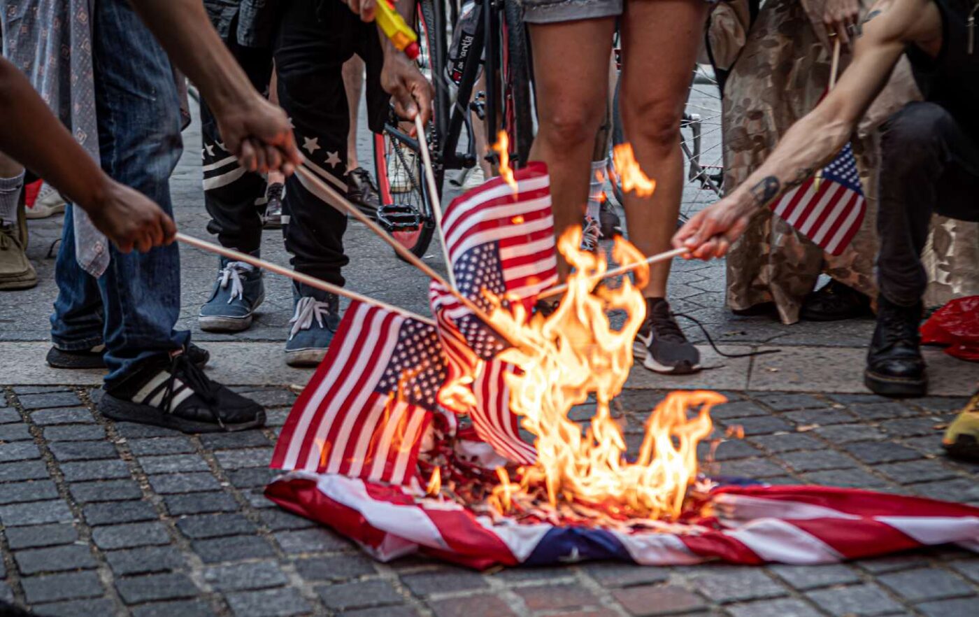 Trump Orders Immediate Jail Time for Anyone Burning the US Flag ...